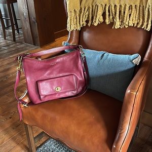Coach | Bags | Coach Maroon Totecrossbody | Poshmark